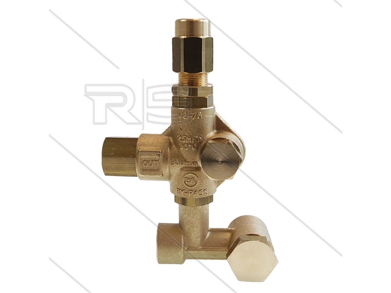 Pressure regulator mounts: VB75 for pump type AR and XM - 220 Bar - 30 ...